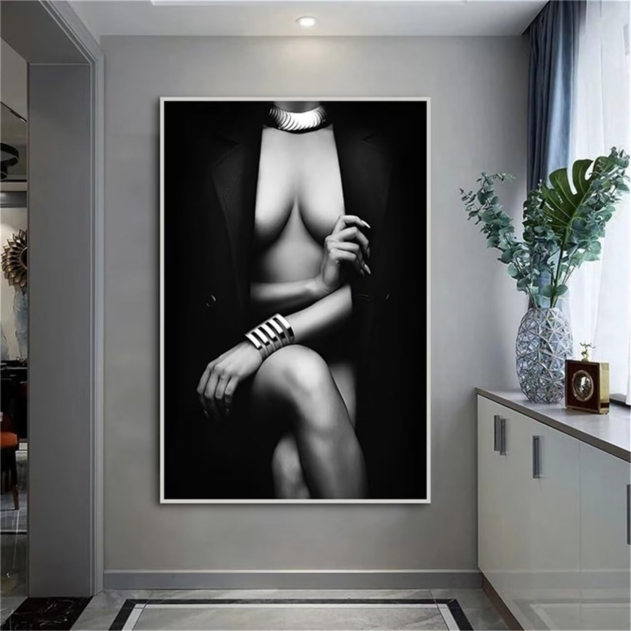 DIY Diamond Art Kits for Adults Sexy Girl Art 5D Diamond Painting Kits for Adults, Full Drill Gem Arts Crystal Art Kits, Paint by Numbers for Adults, Dimond Picture Art for Home Wall Decor 16x20in