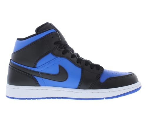 Nike Air Jordan 1 Mid Men's Shoes Black/Royal Blue-Black-White DQ8426-042 8