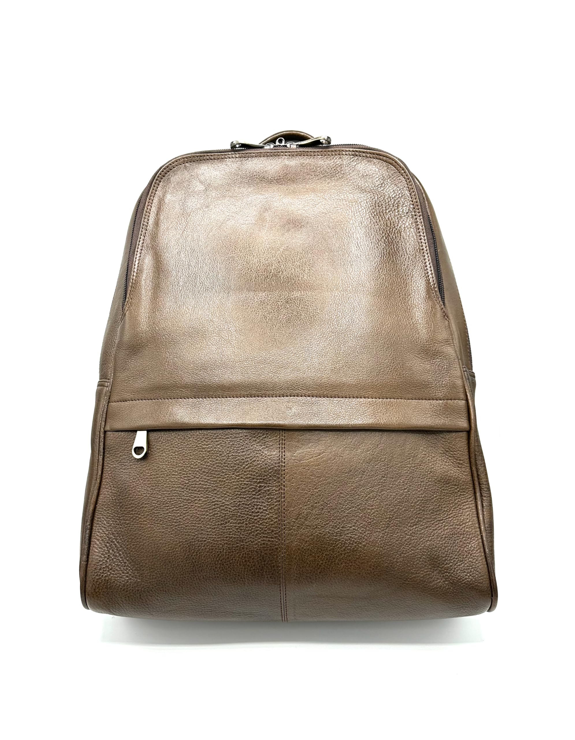 Bonahide Genuine Leather Backpack Multifunctional Daypack Work Shopping Travel Leisure Everyday Bag (Mocha)
