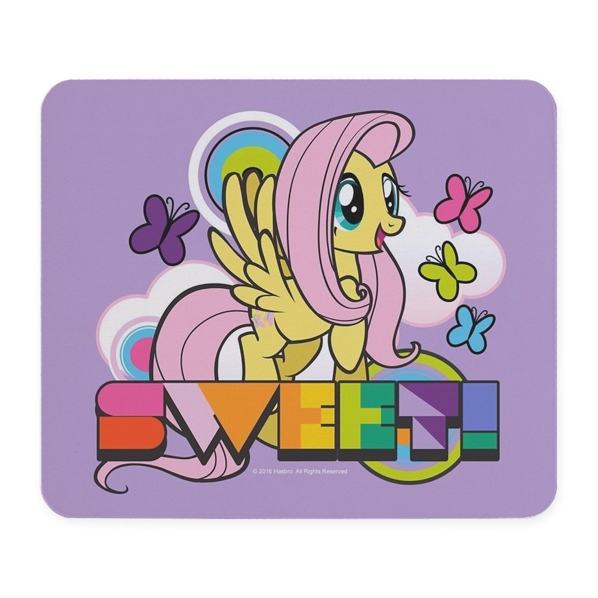 CafePress MLP Fluttershy Sweet Mousepad Non-Slip Rubber Gaming Mousepad