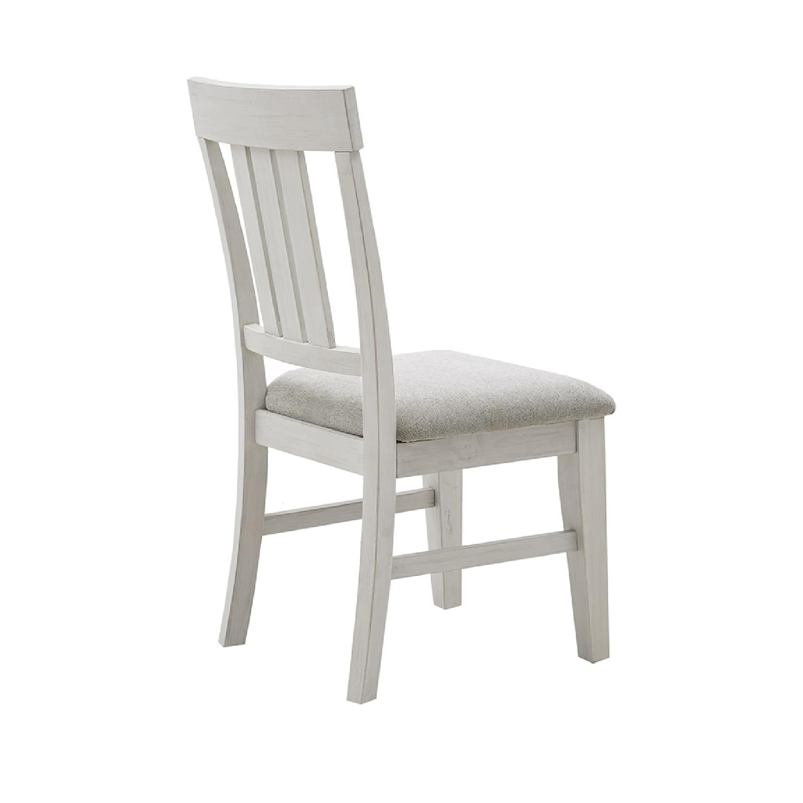 Chair Seat Cushion, Chairs Vanity Desk 2PCS Solid Wood White Seat Height 20.5" Living Room Bedroom Dining Rooms Garden