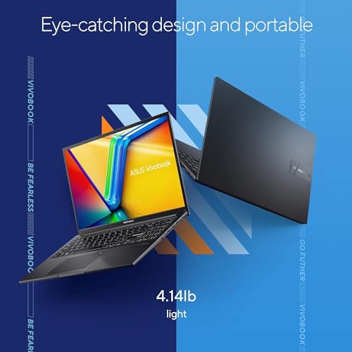 ASUS Newest 16 inch WUXGA Laptop, 12th Gen Intel Core i5 1235U Processor, 10-Cores, 16GB RAM, 1TB PCIe SSD, 180 ° Hinge, HDMI, Windows 11 Home, Black