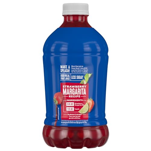 Ocean Spray® Strawberry Margarita Cocktail Mixer, Drink Mixer Made with Real Fruit Juice, 32 Fl Oz Bottle