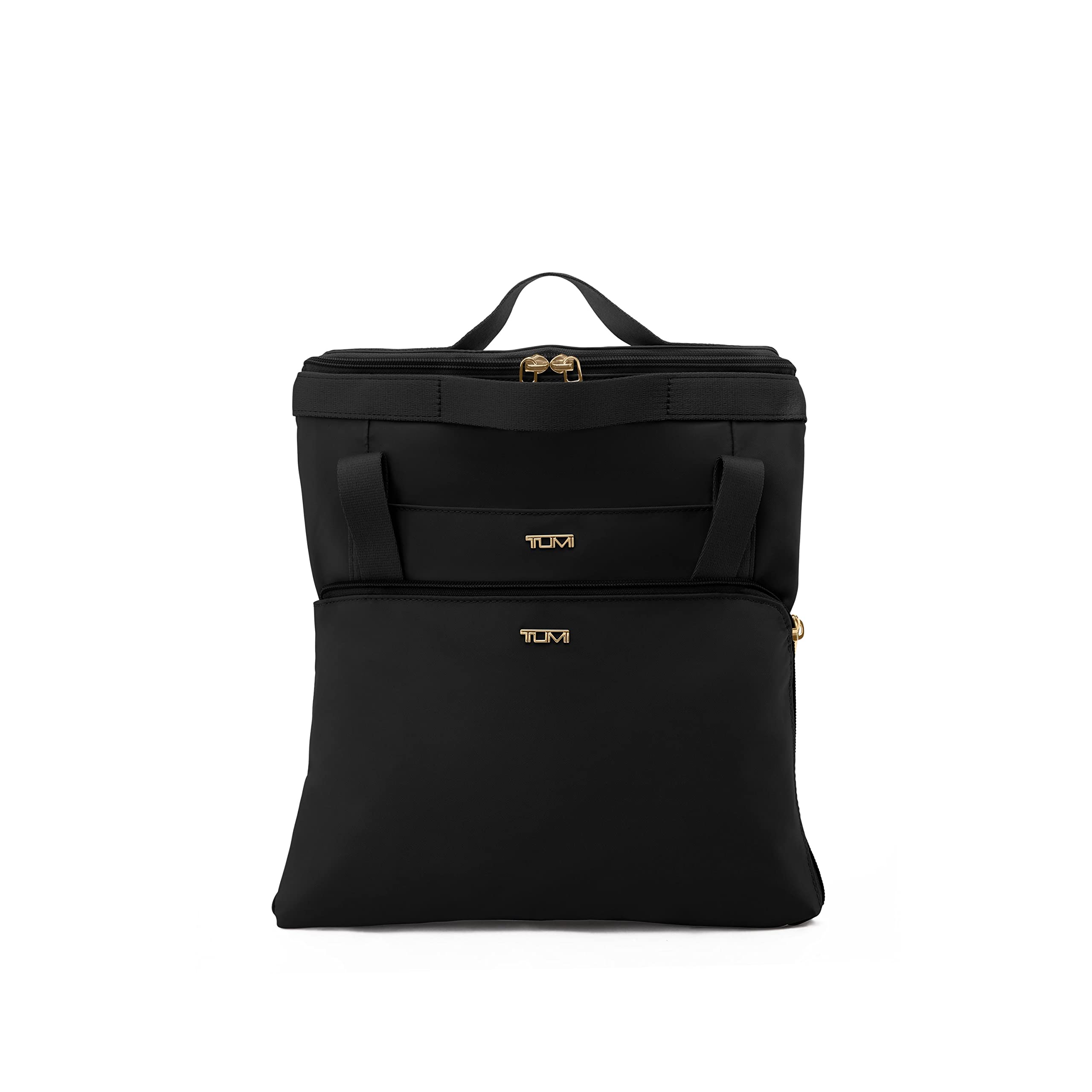 TUMI - Voyageur Just in Case Tote and Just in Case Duffel Bag (Black/Gold) - Bundle