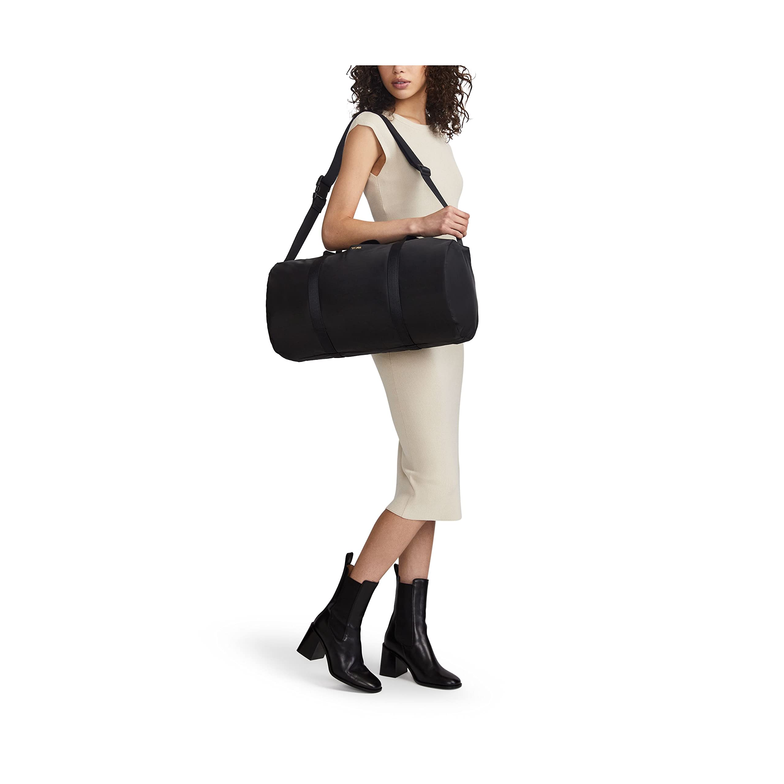 TUMI - Voyageur Just in Case Tote and Just in Case Duffel Bag (Black/Gold) - Bundle