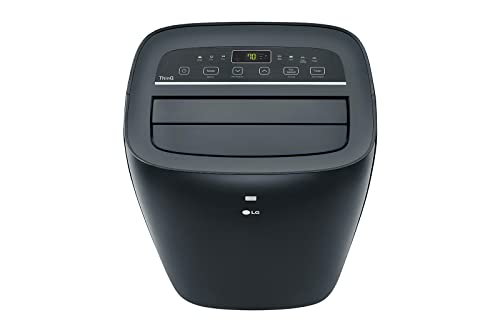 LG LP0821GSSM 18" Smart Portable Air Conditioner with 8000 BTU Cooling Capacity, ThinQ Technology, Remote Control and 2 Fan Speeds in Gray