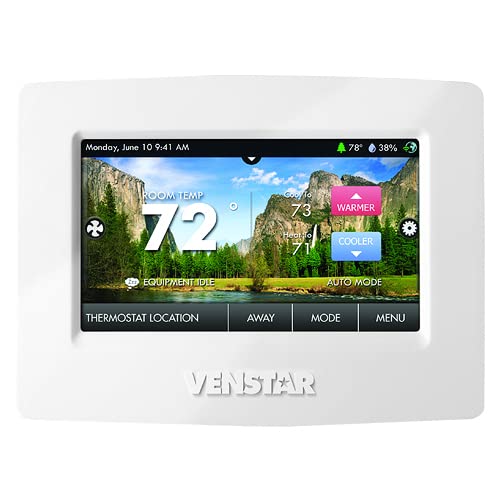 Venstar T7850 Colortouch 7 Day Programmable Thermostat with Built in Wifi (Replaces T5900 and Acc0454)