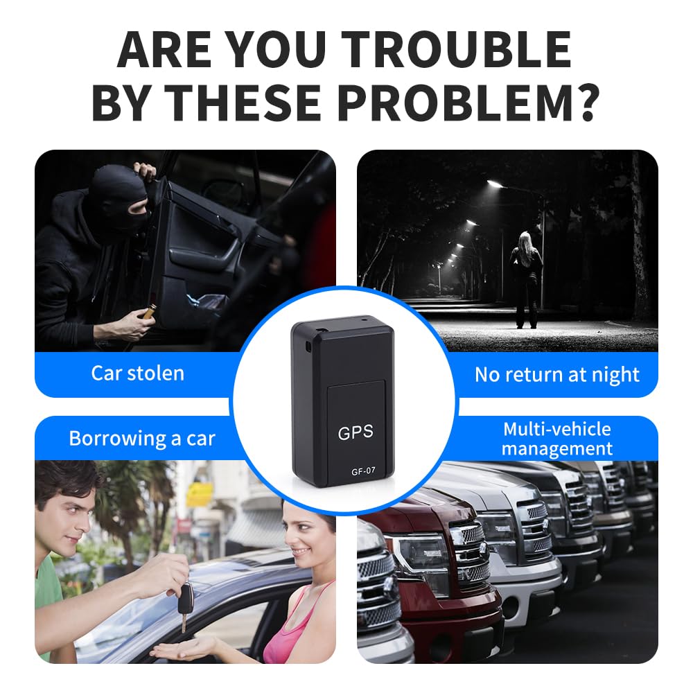 GPS Tracker for Vehicles,No Subscription,Free App for Cars,Tracker Device for Vehicles,Unlimited Distance US,Small Portable Real time Mini Magnetic for Cars, Kids, Elderly, Wallet, Luggage