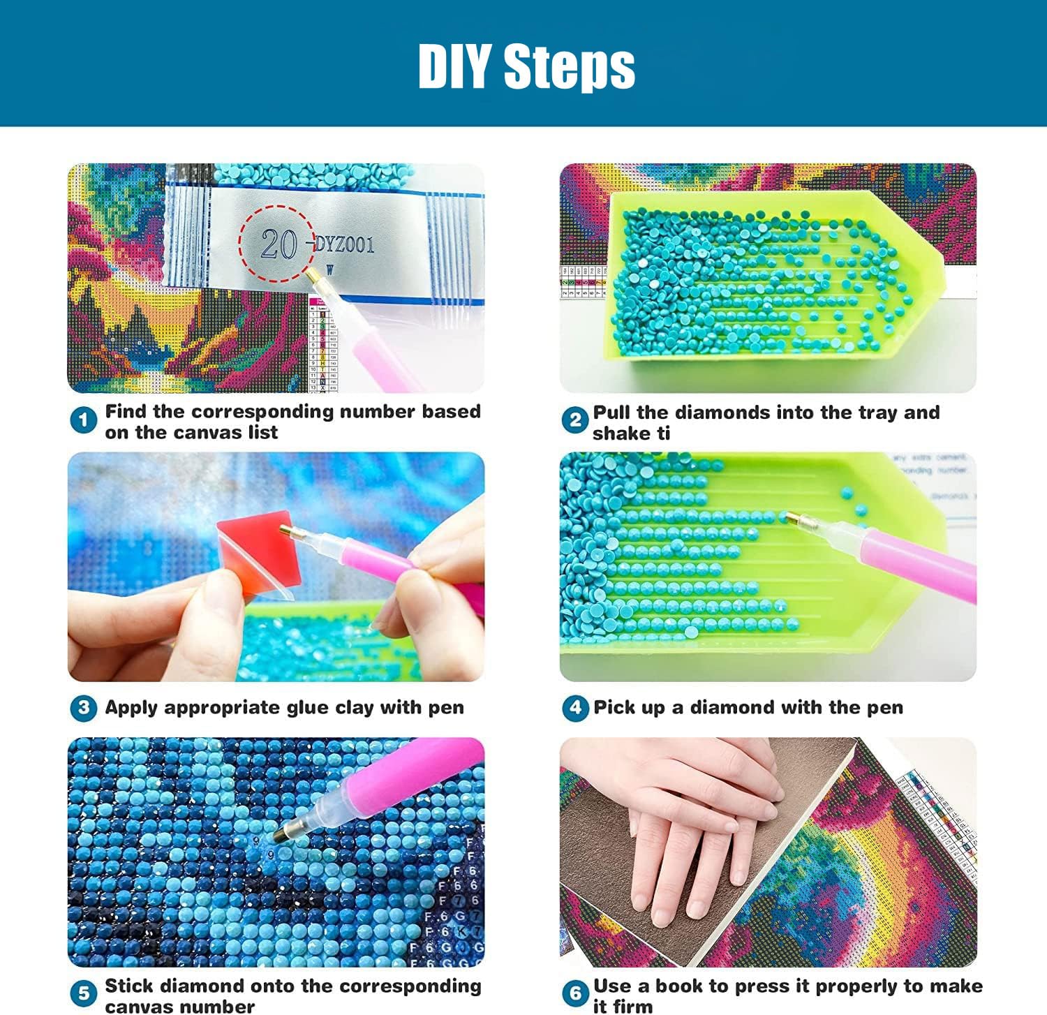 AIBOERL Diamond Painting Kits, Rainbow Diamond Art Kit for Adults, DIY 5D Friends Diamond Dots Full Drill Round Crafts for Home Wall Decor (15.8 * 11.8 inch)