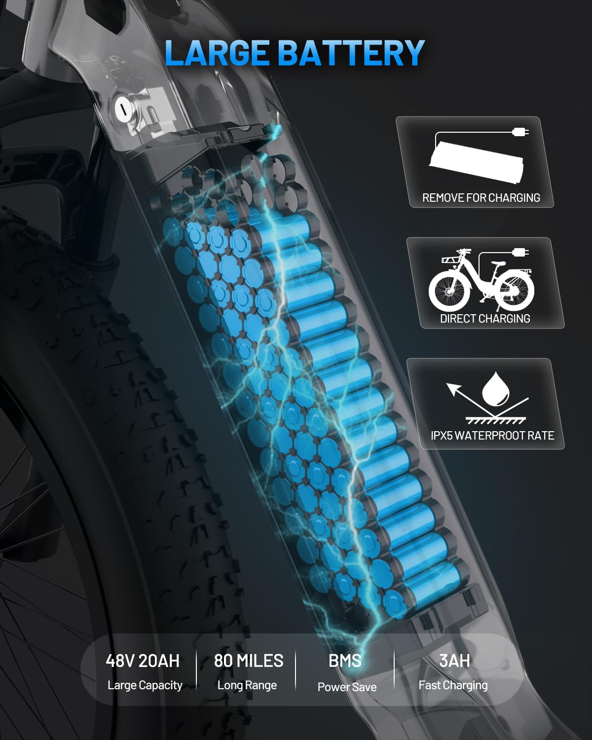 FD FREEDARE Eden Electric Bike Adults GPS Smart App Control 750W Motor 48V 20Ah Battery Fat Tire Ebike,Torque Sensor Electric Bicycle,90Miles Range,28MPH Max Speed UL Certificate