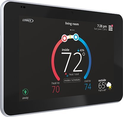 Lennox 12U67 iComfort S30 Ultra Smart Programmable Thermostat, Geo-Fencing, Remote Access, Wi-Fi and Alexa Enabled