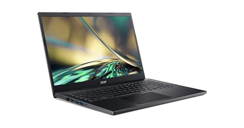 acer Aspire 7 Laptop 2023 15.6” FHD 1920 x 1080 Display Intel Core i5-1240P, 12-core, NVIDIA GeForce RTX 3050, 8GB DDR4, 512GB SSD, Backlit Keyboard, Thunderbolt 4, Fingerprint, Windows 10 Pro