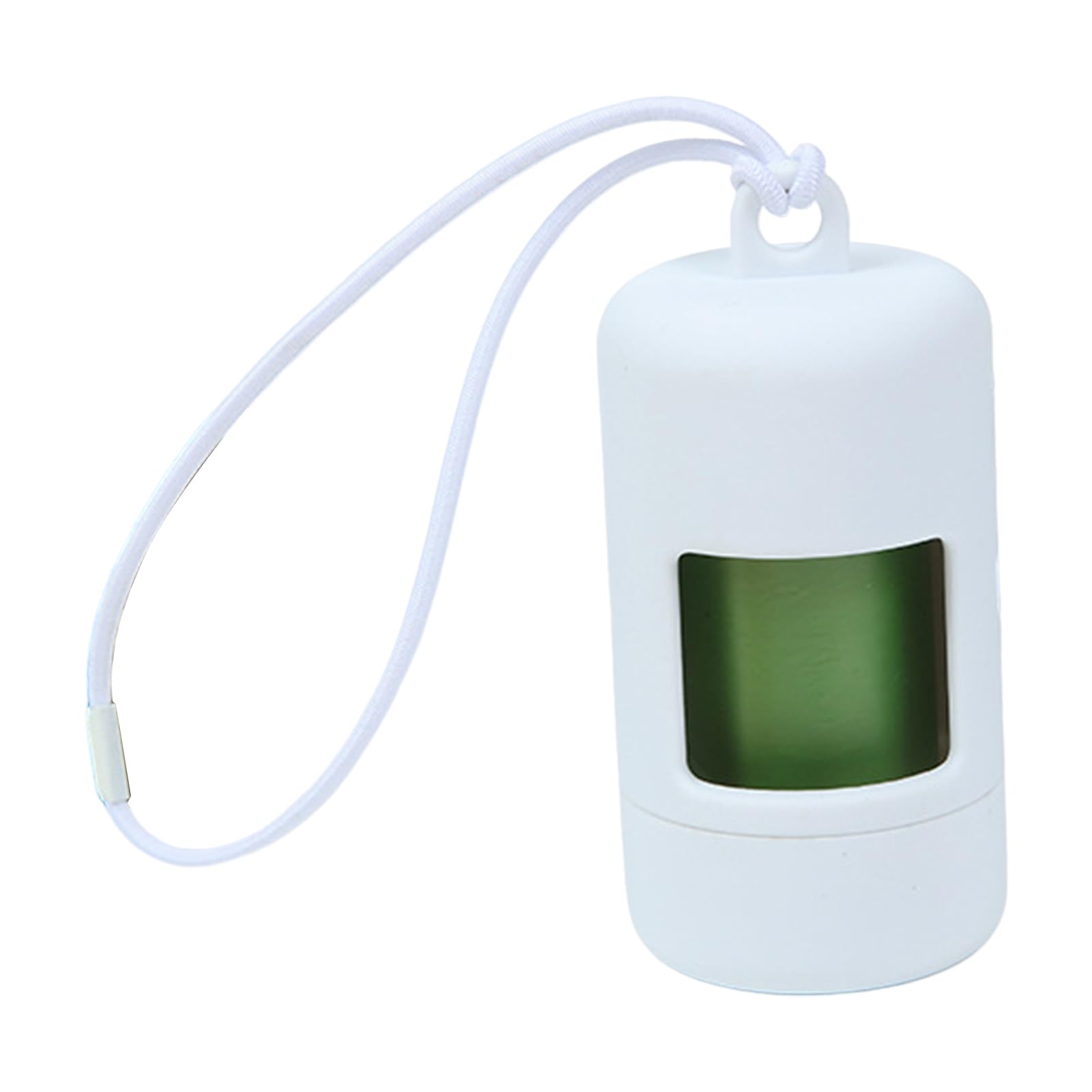 Libcflcc Dog Poop Bag Holder, Dog Poop Bag Dispenser, Pet Waste Bag Dispenser, Convenient Eco-friendly Solution for Pet Waste Management, Pet Waste Bag Holder White