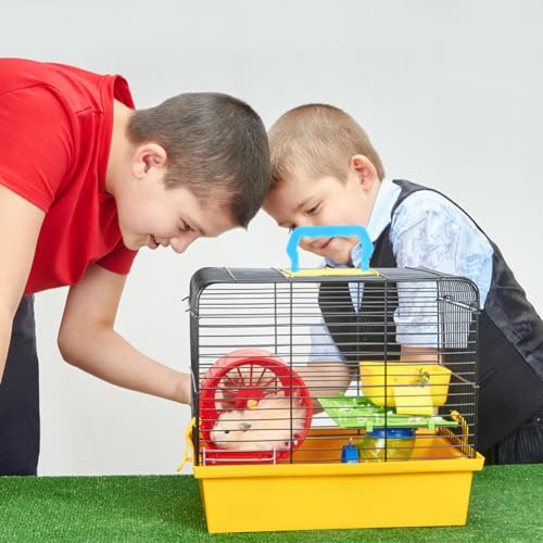 POPETPOP 10pcs Cage Handle Replacement Tray for Dog Crate Chinchilla Cage Bird Cage Accessories Bird Accessories for Cages Animal Crate Cage Lifting Handle Travel Heavy Plastic