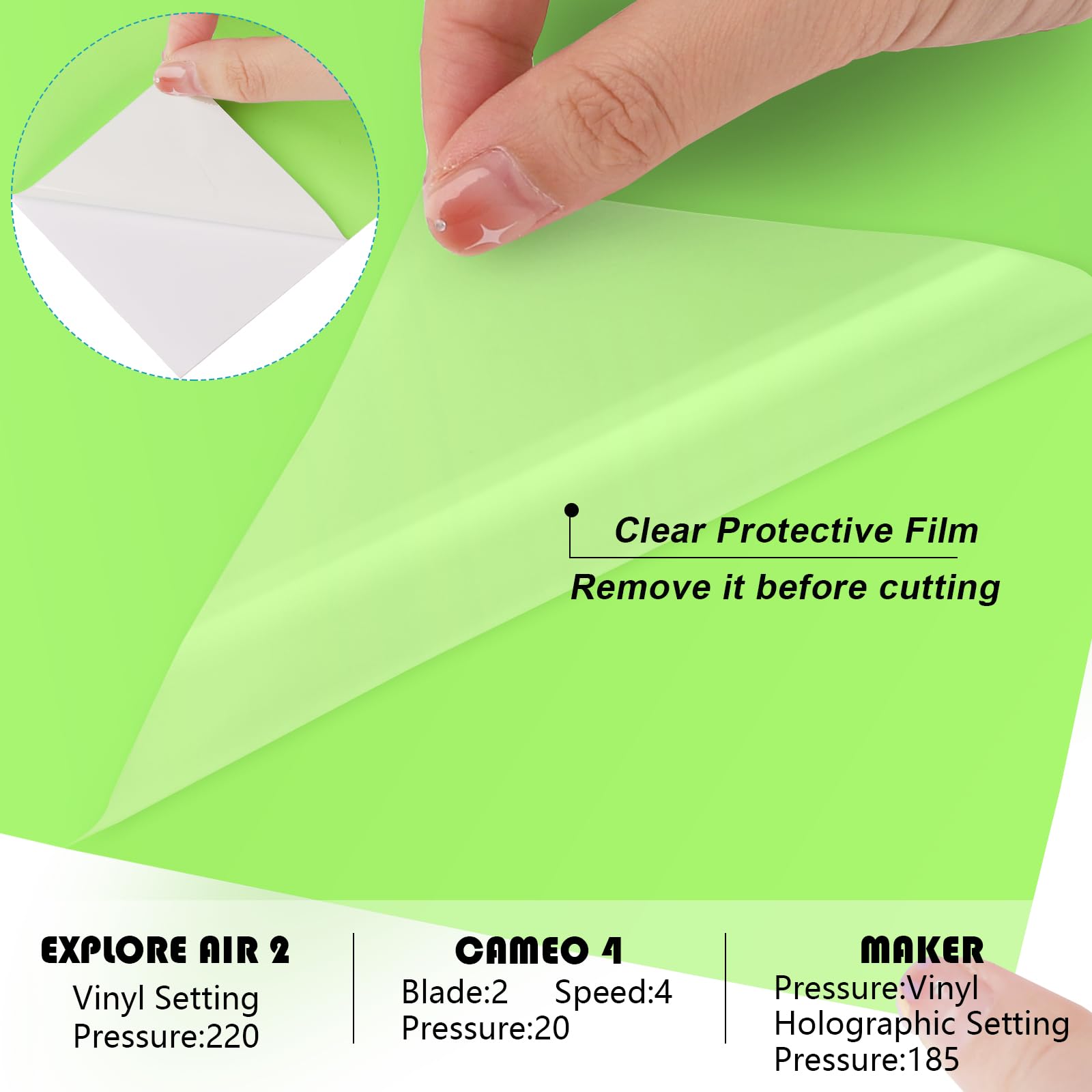 WRAPXPERT Glow in The Dark Permanent Vinyl Roll, Lime Green Glow in The Dark Vinyl for Wrap,Stickers,Decal,Lettering,12" x5ft