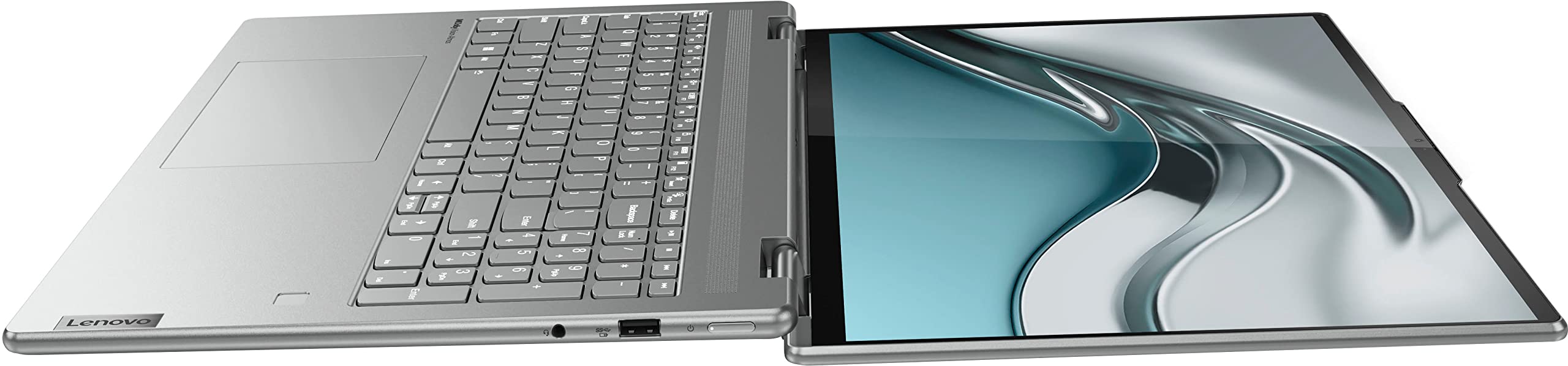 Lenovo 2022 Yoga Laptop 16" WQXGA 2560 x 1600 LED-Backlit 12th Generation Intel Core i7-1260P 12-Core 16GB LPDDR5 512GB SSD Windows 10 Home Backlit Keyboard Touch Screen, Fingerprint Thunderbolt 4