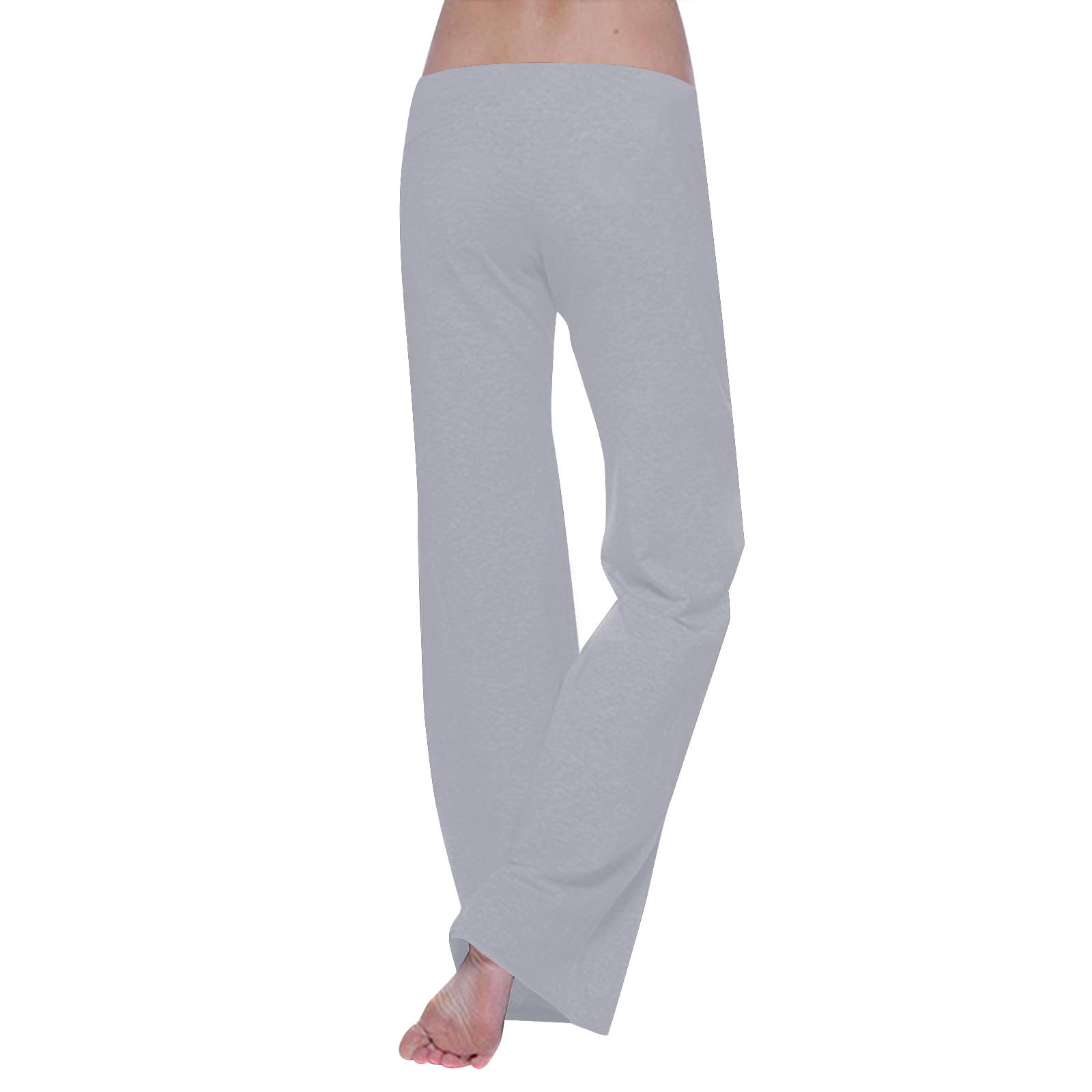 SHOPESSA Bootcut Yoga Pants with Cargo Pockets Stretchy Palazzo Pants Long Ladies Wide Leg Workout Pants Baggy Cargo Sweat Pants Fall Must Haves