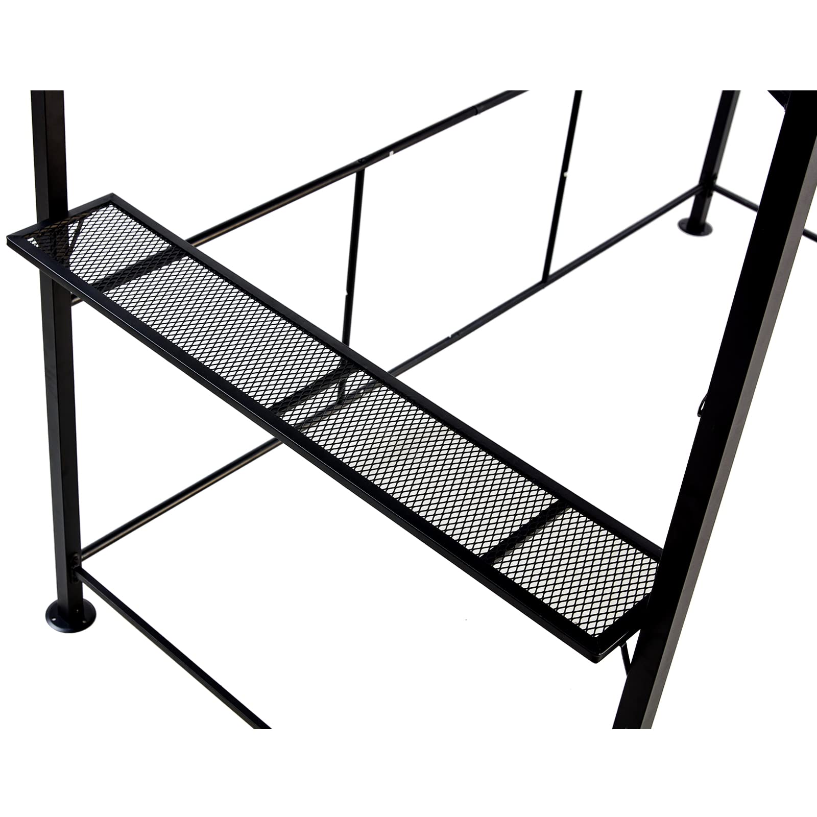 Grill Gazebo 8x5ft,Outdoor Patio Canopy,BBQ shelter with Steel Hardtop and Side Shelves