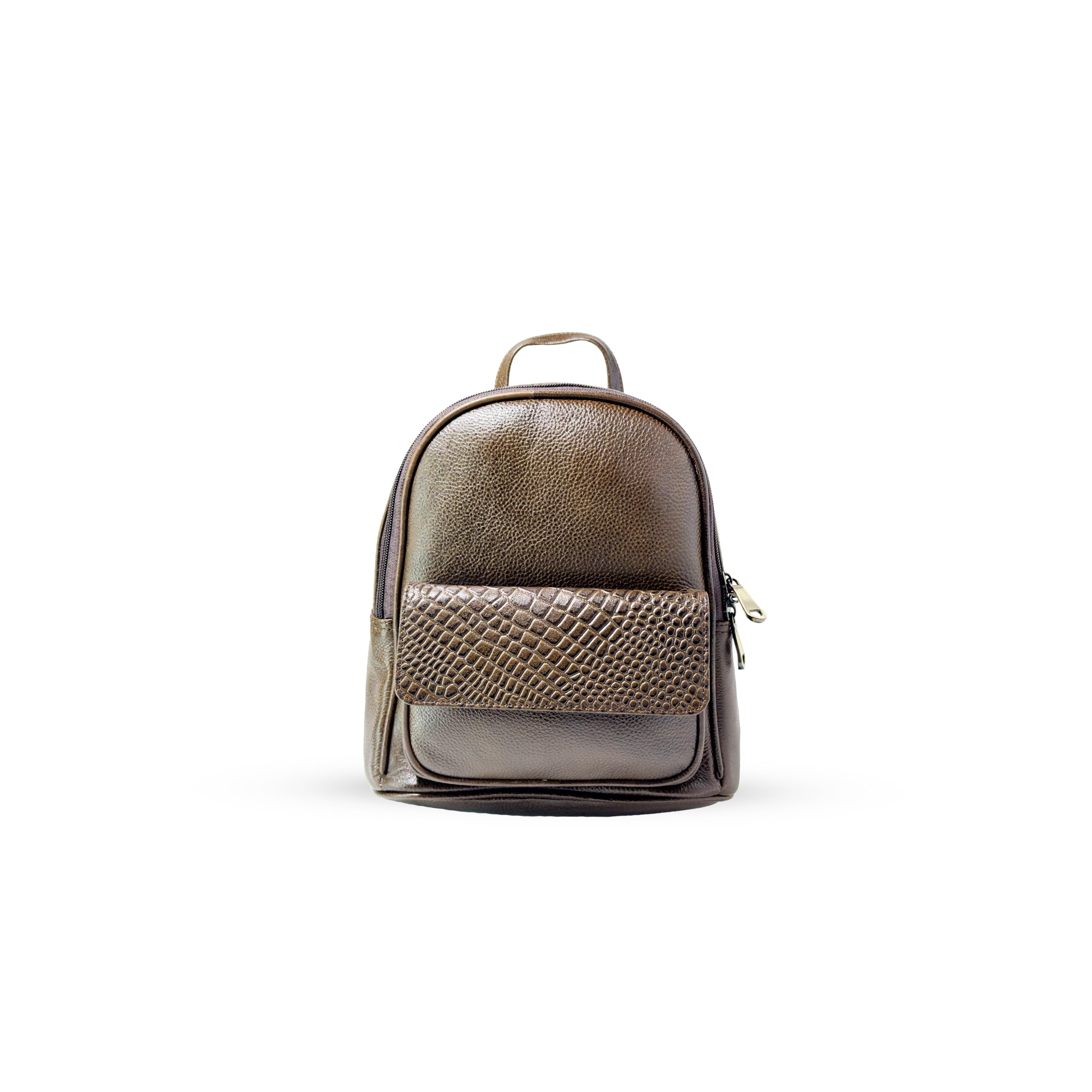bonahide Genuine Leather Luxury Backpack Multi-functional Elegant Daypack Shopping Travel Leisure (Mocha)