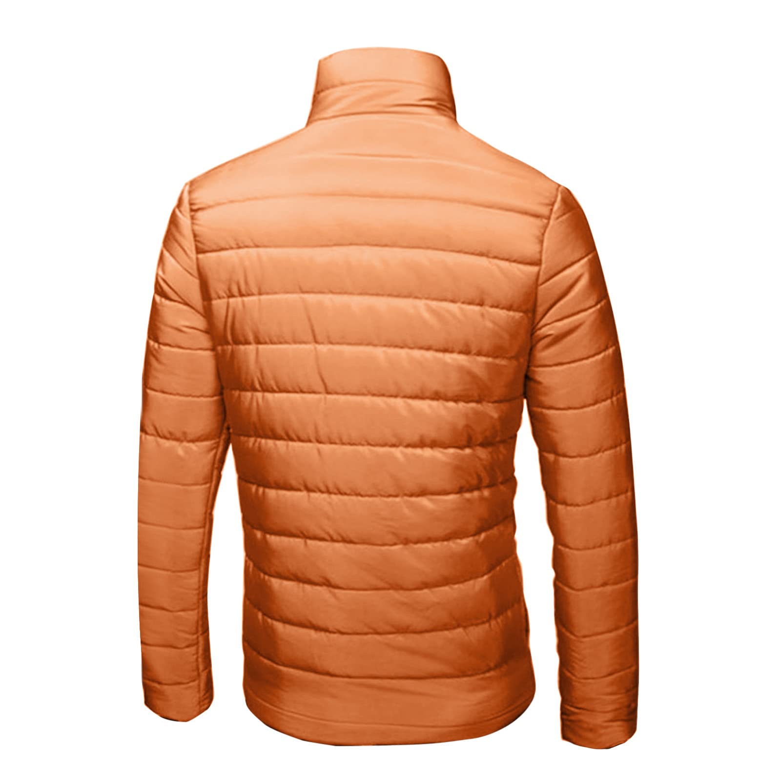 BIFUTON Puffer Jacket Men,Men's Lightweight Packable Hooded Puffer Jacket Insulated Winter Coat for Snow Ski Traveling H1011
