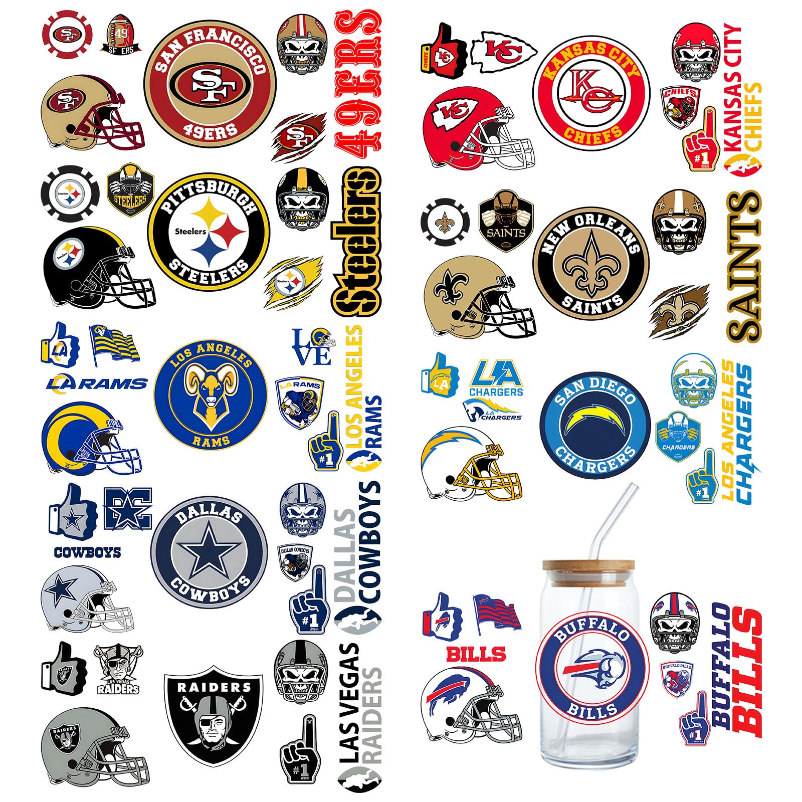 ArtCentury Uv Dtf Cup Wrap,9sheets Football Theme Stickers for Glass Cups Uv Dtf Rub On Transfers for Crafts Vintage Uv Dtf Cup Wrap Transfer Cup Stickers Decals Waterproof Glass Stickers for Cups