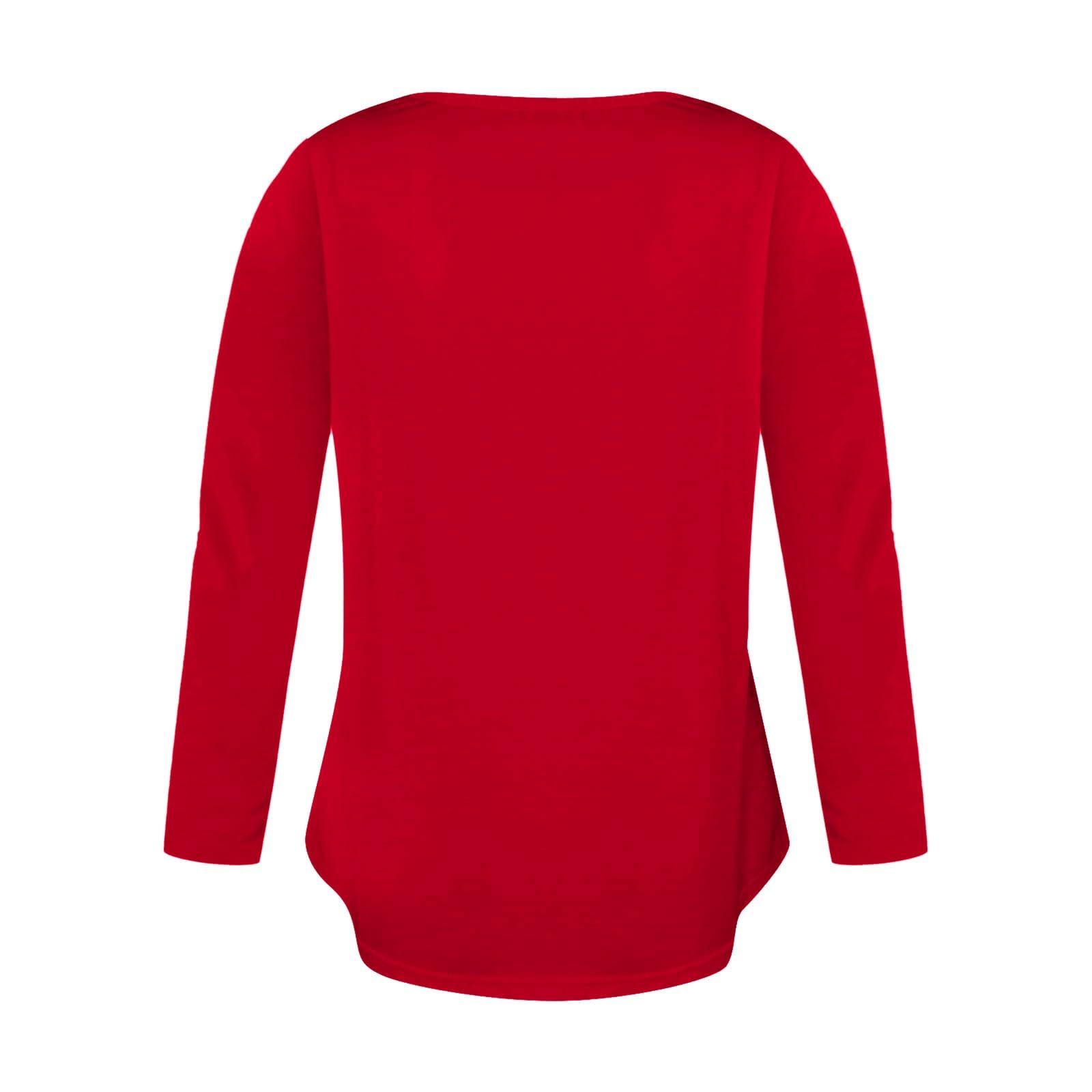 long sleeve tops for women Womens Long Sleeve Tops Fall 2023 V Neck Long Sleeve Blouses Loose Fit Button Solid Casual Tees Clothes prime big deal days early my recent orders placed by me 2023