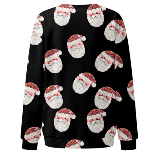 Christmas Tops for Women Womens Long Sleeve top Raglan Plaid Splicing Funny Xmas Merry Christmas Shirts Women Base Layer Pullover Sweater Hooded Sweaters Shirts Tunic Tops Womens Oversized Button