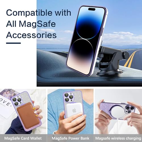 MRRSIWEI Glitter Case for Xiaomi Redmi 12C Compatible with Magsafe, Sparkle Bling Shiny Women Girls Slim Shockproof with Kickstand Cover for Xiaomi Redmi 12C.Gradient Green
