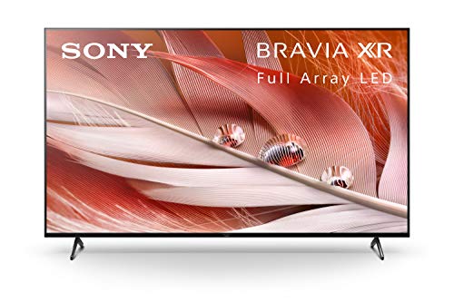 Sony X90J 50 Inch TV: BRAVIA XR Full Array LED 4K Ultra HD Smart Google TV with Dolby Vision HDR and Alexa Compatibility XR50X90J- 2021 Model, Black