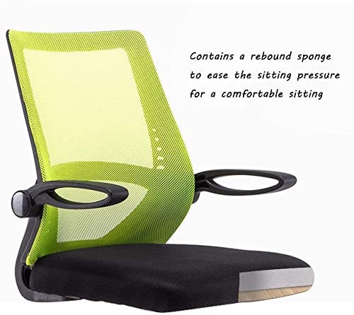 Office Chair Mesh Chair Swivel Armrest Seat Arch-Leg Table and Chair Computer Chair Ergonomic Backrest Big Class Game Chair Chair (Color : Orange) Needed