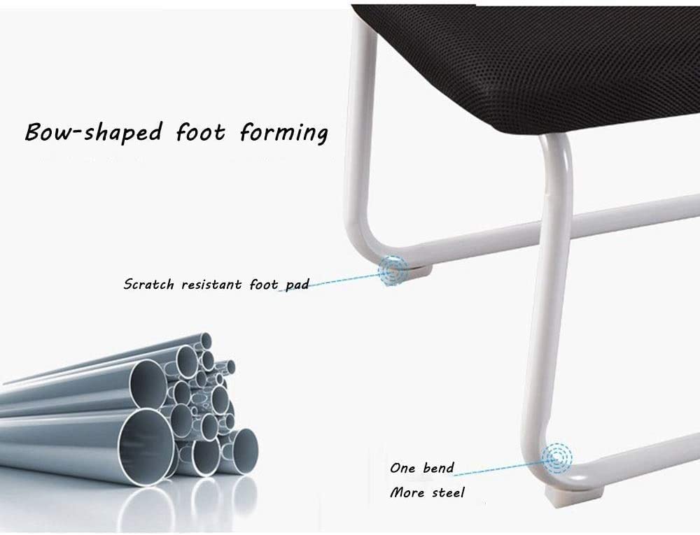 Office Chair Mesh Chair Swivel Armrest Seat Arch-Leg Table and Chair Computer Chair Ergonomic Backrest Big Class Game Chair Chair (Color : Orange) Needed