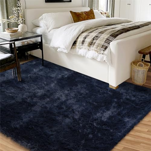 COZYLOOM 8x10 Area Rugs for Bedroom Plush Rug Fuzzy Rug Living Room Rugs Non-Slip Rug for Living Room Bedroom Dining Room Office