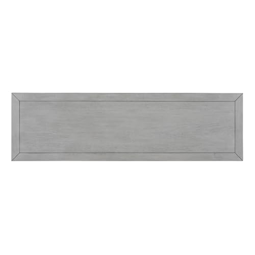 Knocbel Retro Entryway Console Table with 2 Storage Drawers and Adjustable Shelves, Entrance Hallway Foyer Behind Couch Sofa Table Living Room Decor Furniture, Easy Assembly (Antique Gray)