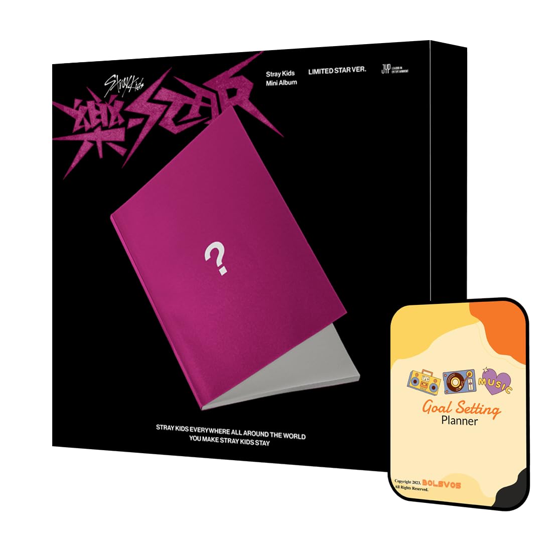 樂-STAR Stray Kids Album [Limited Star Ver.]+Pre Order Benefits+BolsVos K-POP Inspired Digital Planner, Digital Sticker Pack