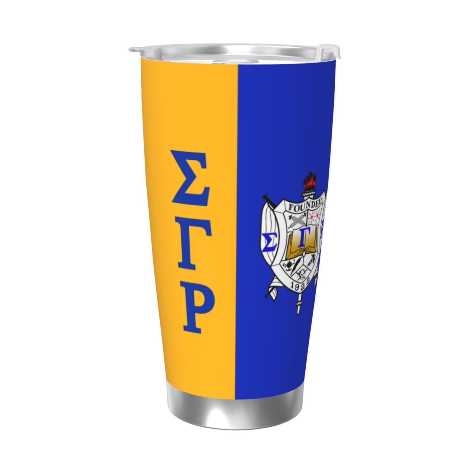 Sigma Gamma Car Cup Rho sorority paraphernalia Insulation Tumbler Reusable Stainless Steel Coffee Mug 20oz