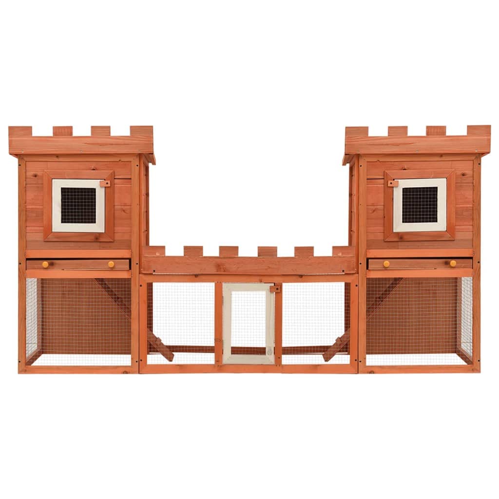 Outdoor Large Rabbit Hutch House Pet Cage,Hamster cage Chameleon cage Chinchilla cage Reptile Terrarium Nesting Boxes Suitable for Patio, Outdoor, Backyard and Farm Double House