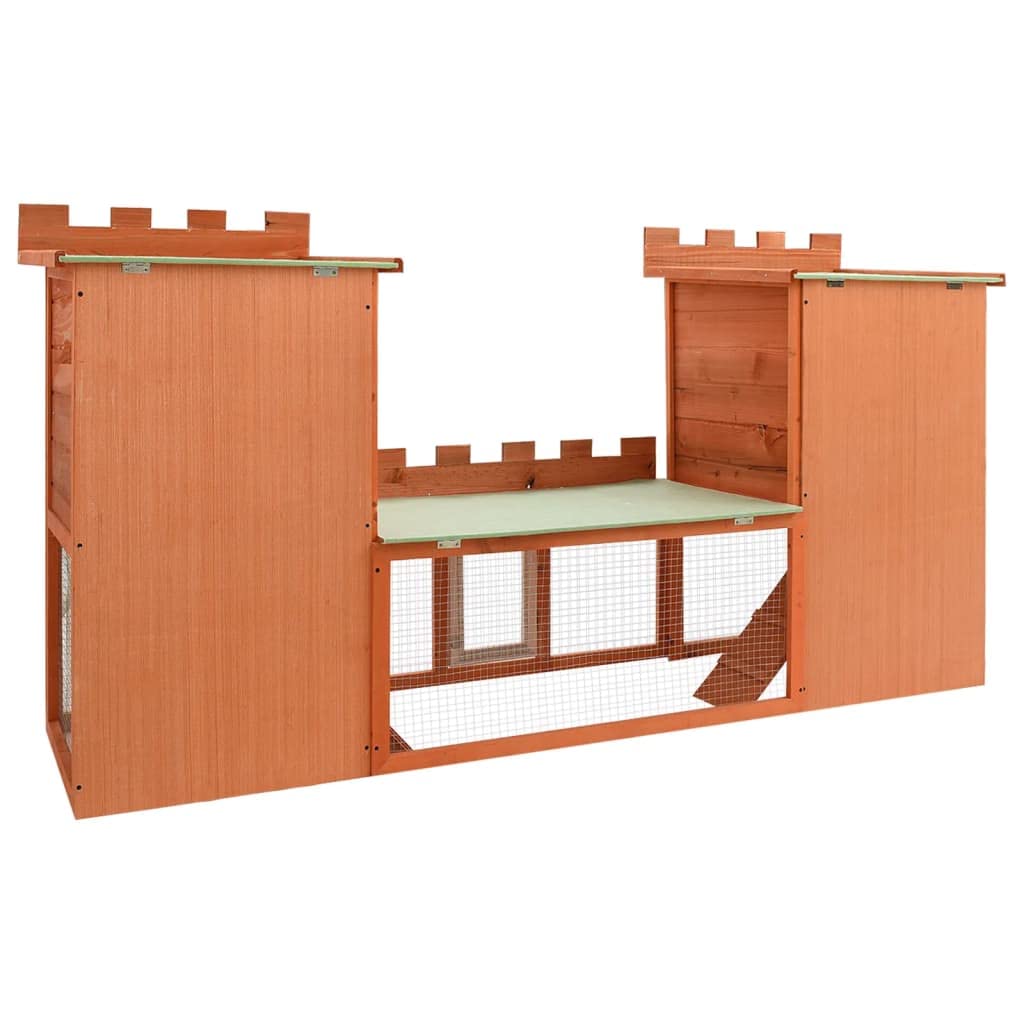 Outdoor Large Rabbit Hutch House Pet Cage,Hamster cage Chameleon cage Chinchilla cage Reptile Terrarium Nesting Boxes Suitable for Patio, Outdoor, Backyard and Farm Double House