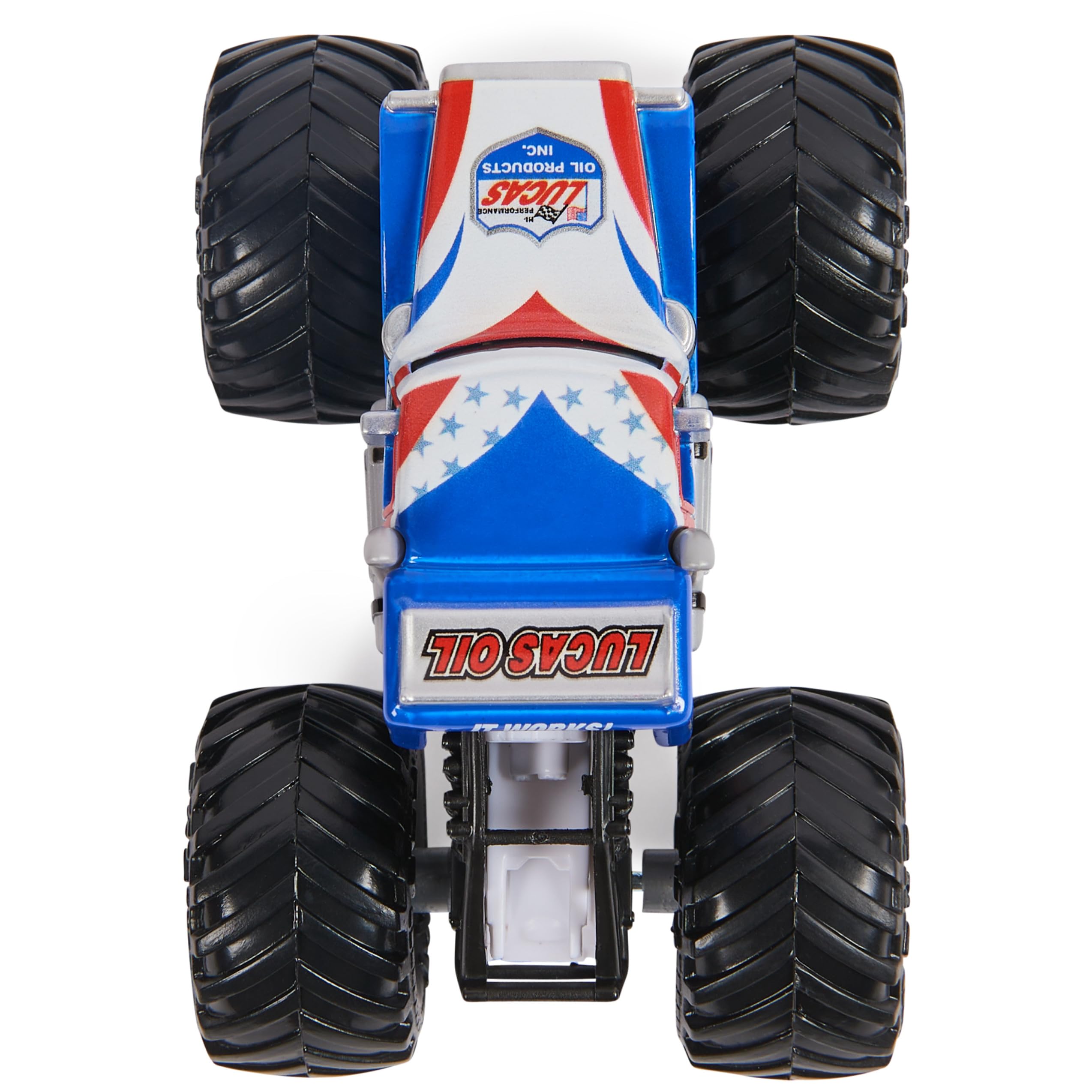 Monster Jam, Official Lucas Stabilizer Vs. Jester Die-Cast Monster Trucks, 1:64 Scale, Kids Toys for Boys Ages 3 and up