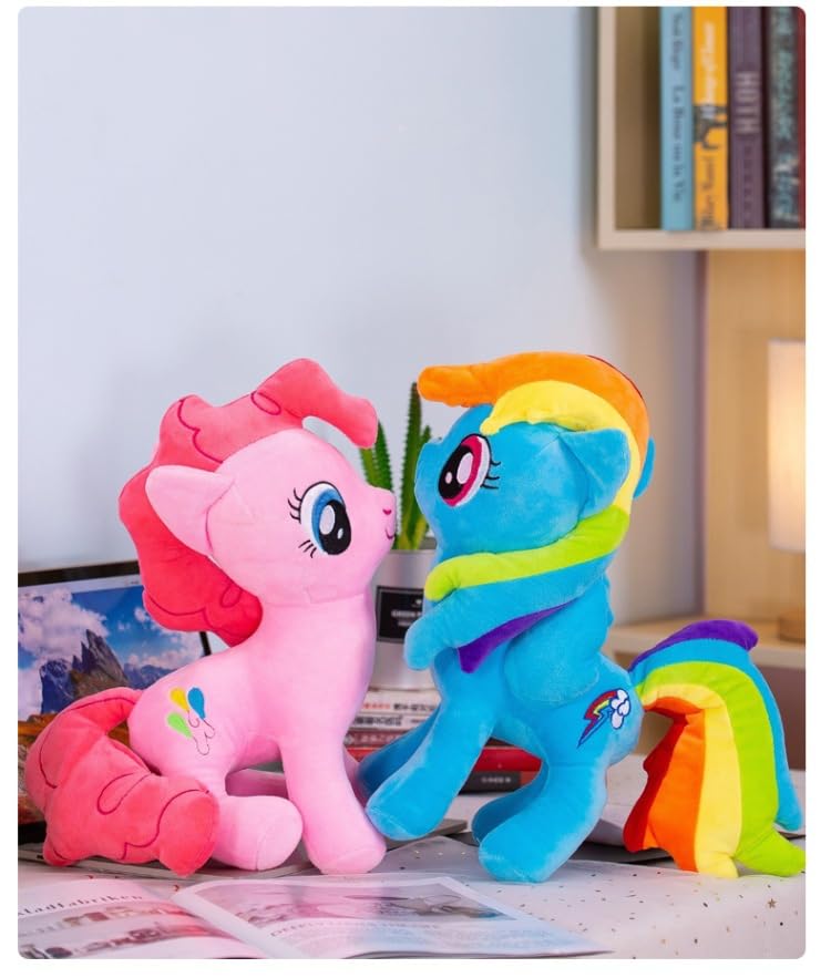 Little Horse Plush Toy 50cm Friendship Movie Feature Character Doll Action Figure Model Toy (Fluttershy)