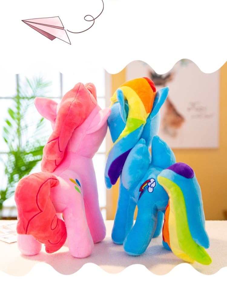 Little Horse Plush Toy 50cm Friendship Movie Feature Character Doll Action Figure Model Toy (Fluttershy)