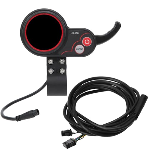 Bike Fender LH100 24V/36V/48V/60V E-Bike Display Thumb Throttle 2 in 1 Dashboard Control Panel for Electric Bike Bicycle Scooter E-Bike Mud Guards (Color : 24V)
