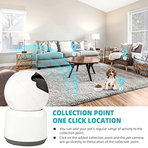 PAPIFEED Pet Security Camera ( Night Vision - 5GHz Version ) & 3.5L Automatic Cat Feeder with APP Control ( Black )