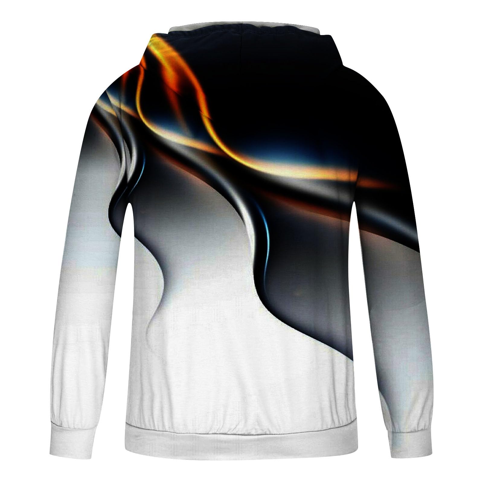 Muscularfit prime early access Sweatshirts for Men Hoodie Regular Fit Line Print Long Sleeve Pullover Drawstring Lightweight Hooded Sweatshirt graphic hoodie mens Black 3X