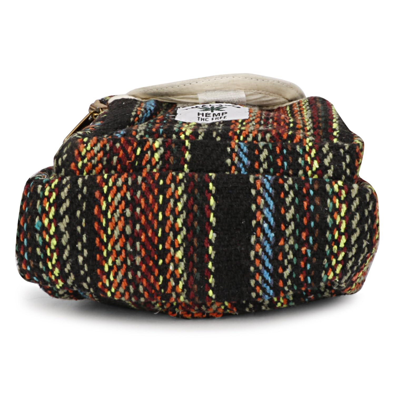 LONGING TO BUY Hemp Sling Bag, Hemp Eco-Freindly Crossbody Bag For Men And Women (Multi-Black)