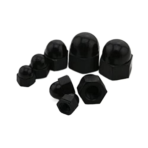 TAPARU Nuts M4 Nylon Nut Plastic Cap Nuts Decorative Acorn Nut