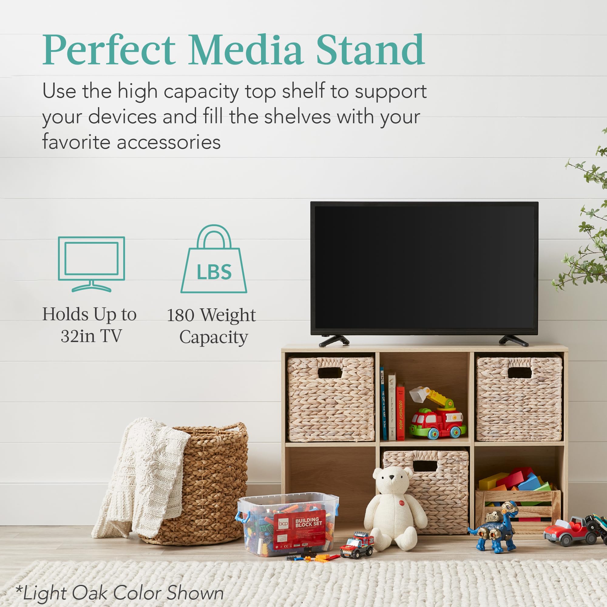 Best Choice Products 6-Cube Storage Organizer, 11in Shelf Opening, Bookcase, Display Shelf, Customizable w/ 3 Removable Back Panels β Greige