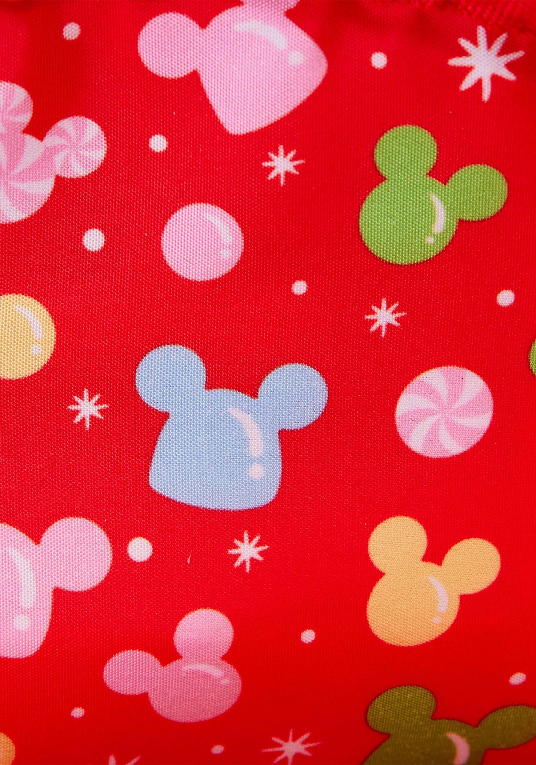 Loungefly Disney Mickey & Friends Gingerbread Cookie All-Over Print Mini Backpack With Ear Headband