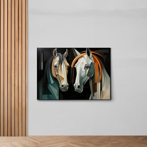 Majestic Black Stallion Galloping In The Clouds, Black Horse On Salt Flats, Canvas Print, Black Horse Print, Black Horse Wall Art