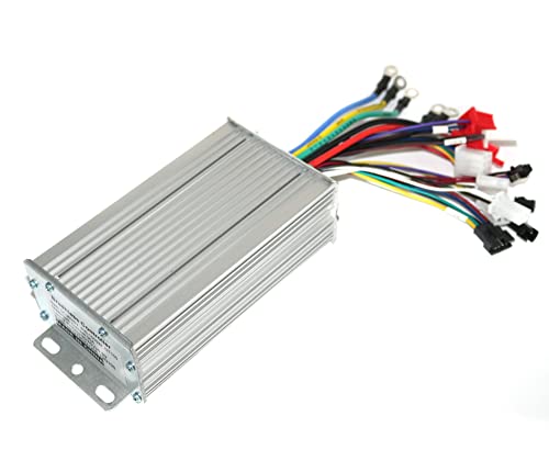 Bike Fender Dual Drive 36V/48V/60V 1000W BLDC Electric Scooter Controller E-Bike 2 pcs brushless Speed Driver and 1Pcs LCD Display one Set Mud Guards (Size : 36V Set)