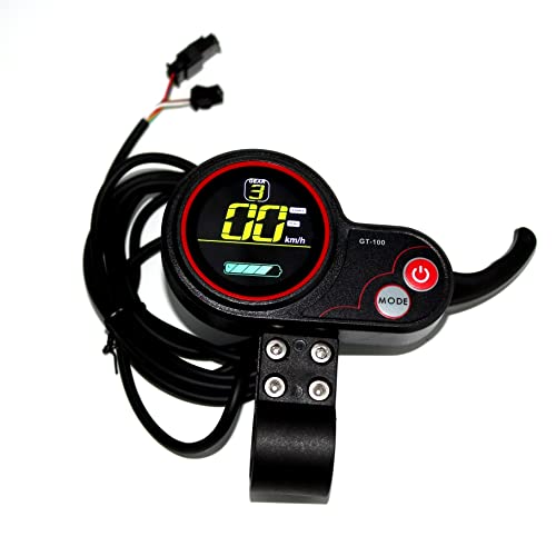 Bike Fender Dual Drive 36V/48V/60V 1000W BLDC Electric Scooter Controller E-Bike 2 pcs brushless Speed Driver and 1Pcs LCD Display one Set Mud Guards (Size : 36V Set)